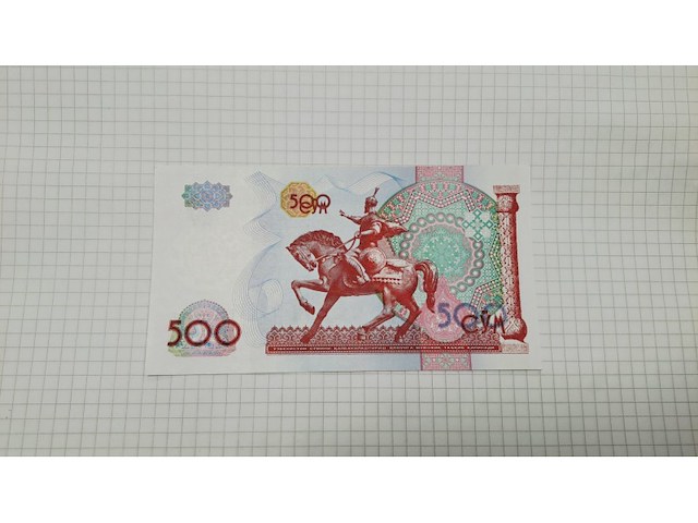 UZBEKISTAN 500 SYM 1999 GODINA