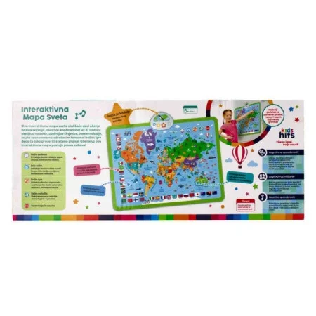 Kids hits interaktivna mapa sveta rs ( KH7007 )