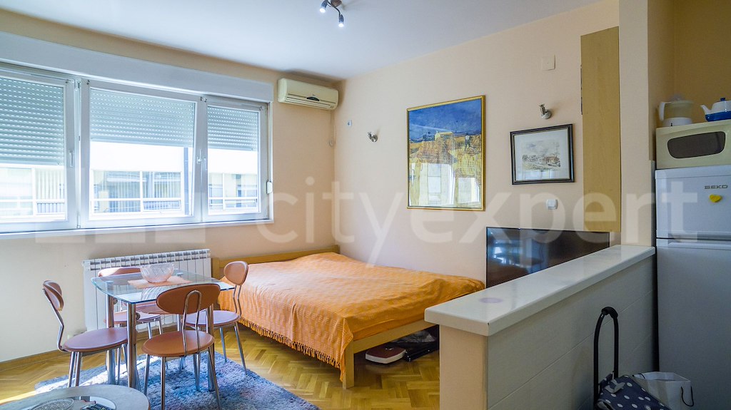 Stan za izdavanje BEZ PROVIZIJE: Garsonjera, 29m², Jurija Gagarina, Novi Beograd - 450€
