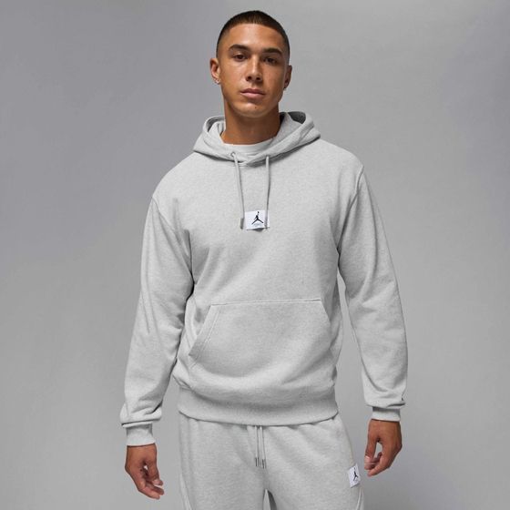 FLIGHT FLEECE PULLOVER HOODIE 'GREY HEATHER'