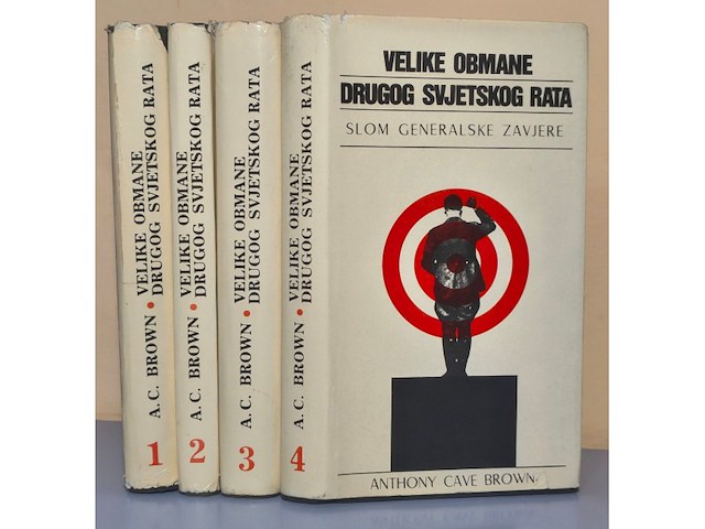 VELIKE OBMANE DRUGOG SVJETSKOG RATA komplet 4 knjige