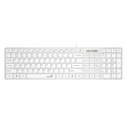 Tastatura Genius SlimStar 126 USB US bela