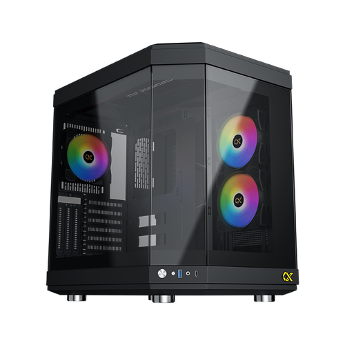 Xigmatek CUBI(BK, EATX, U3x1+Type C, dolazi sa 6 ventilatora i kontrolerom
