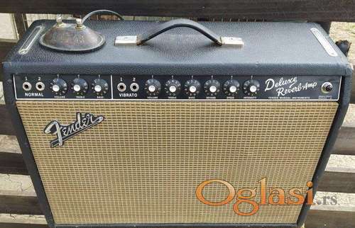 Vintage Fender Deluxe Reverb Black Face