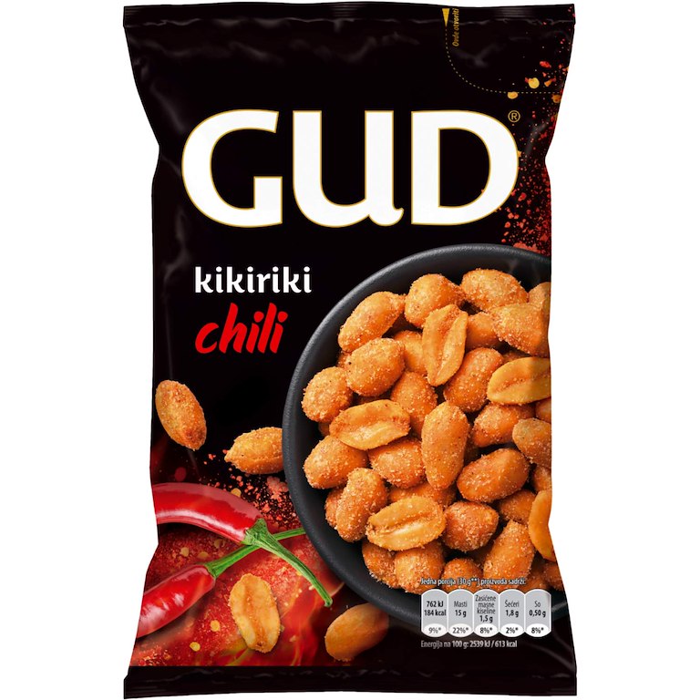 Gud kikiriki prženi ljuti 180g