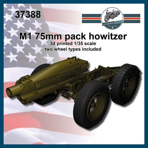 NEW! FC ModelTrend 37388 M1A1 75mm Pack Howitzer (3D-Printed)