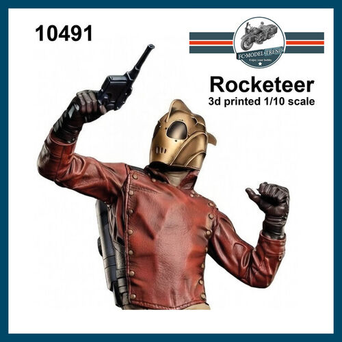 NEW! FC ModelTrend 10491 Rocketeer - Bust (3D-Printed)