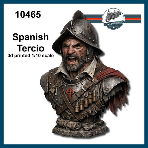 NEW! FC ModelTrend 10465 Spanish Tercio - Bust (3D-Printed)