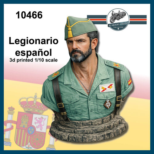NEW! FC ModelTrend 10466 Spanish Legionario - Bust (3D-Printed)