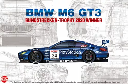 Nunu Model Kit PN24027 Racing Series BMW M6 Walkenhorst Motorsport – Nurburgring 24h 2016 & Rundstrecken Trophy 2020