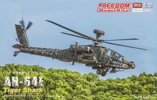 Freedom Model Kits 18027 Apache AH-64 E Tiger Shark - ROCA
