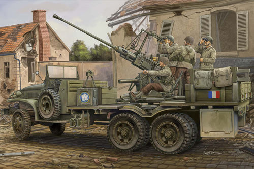 Hobby Boss 82459 GMC with anti-aircraft Bofors 40mm Gun