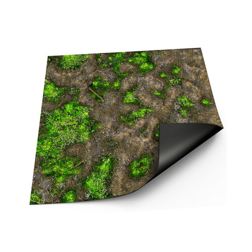 NEW! Green Stuff World 5872 Wargame Mat - 120 x 120 cm (48 x 48') - Boneblight Marsh