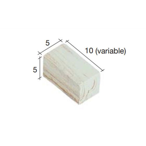 Aedes Ars 22180 Bloczki Kamienne Jasne (10 x 5 x 5 mm / 300 szt.)