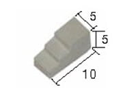 Aedes Ars 2229 Wspornik Kamienny Średni (5 x 5 x 10 mm / 50 szt.)