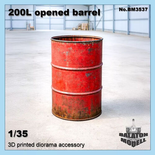 Balaton Modell BM3537 200l Opened Barrel (1 piece / 3D-Printed)