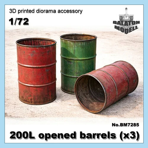 Balaton Modell BM7285 200l Opened Barrels (3 pcs / 3D-Printed)
