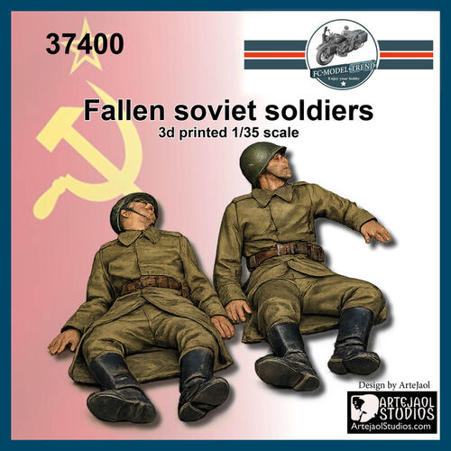 NEW! FC ModelTrend 37400 Soviet Fallen Soldiers (3D-Printed)