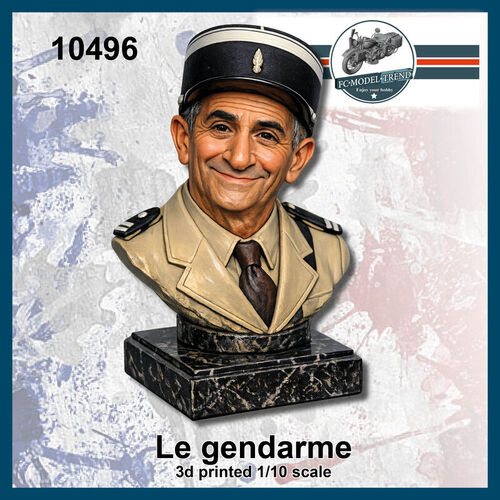 NEW! FC ModelTrend 10496 Le Gendarme - Bust (3D-Printed)