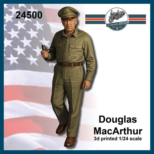 NEW! FC ModelTrend 24500 General Douglas MacArthur - Figure (3D-Printed)