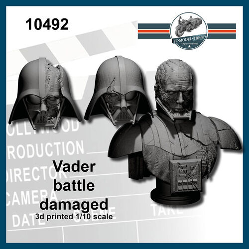 NEW! FC ModelTrend 10492 Vader Battle Damaged - Bust (3D-Printed)