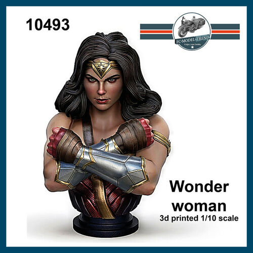 NEW! FC ModelTrend 10493 Wonder Woman - Bust (3D-Printed)