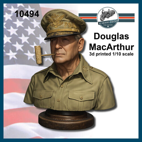 NEW! FC ModelTrend 10494 Douglas MacArthur - Bust (3D-Printed)