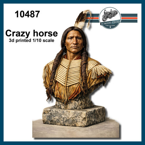 NEW! FC ModelTrend 10487 Crazy Horse - Bust (3D-Printed)