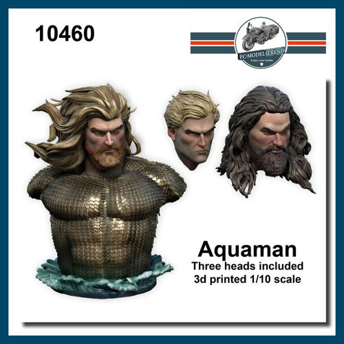NEW! FC ModelTrend 10460 Aquaman - Bust (3D-Printed)