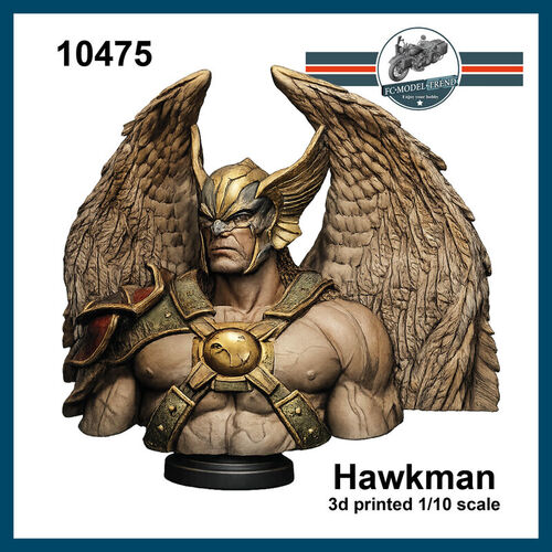 NEW! FC ModelTrend 10475 Hawkman - Bust (3D-Printed)