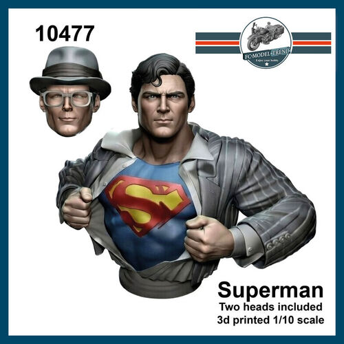 NEW! FC ModelTrend 10477 Superman (1978) - Bust (3D-Printed)