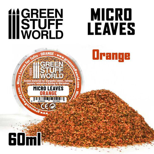 Green Stuff World 10609 Micro Leaves Orange Mix