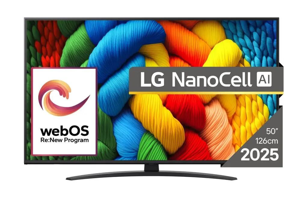 LG Televizor 50NANO81A3A, 50", AI 4K Smart TV, 2025