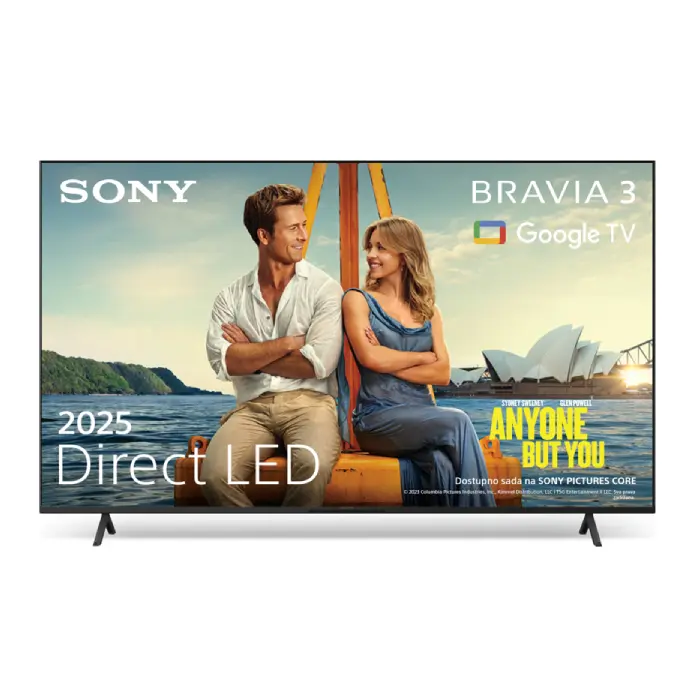 Sony Televizor K55S35B 55", BRAVIA 3, 4K UHD, Google TV, Crni