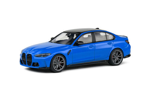 NEW! Solido 4315302 BMW M3 Sedan (G80) Competition 2023 Santorini Blue