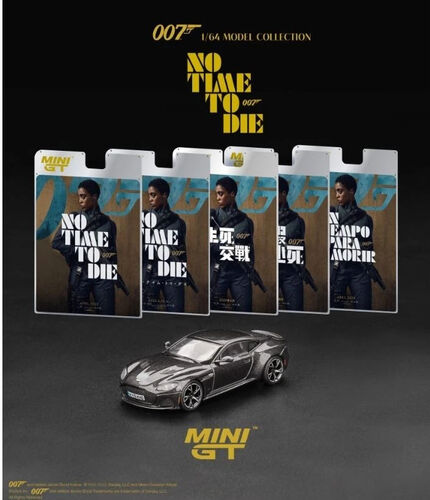 Mini GT 00904-007E Aston Martin DBS 2021 from "No Time To Die" James Bond 007 English Version (Blister)