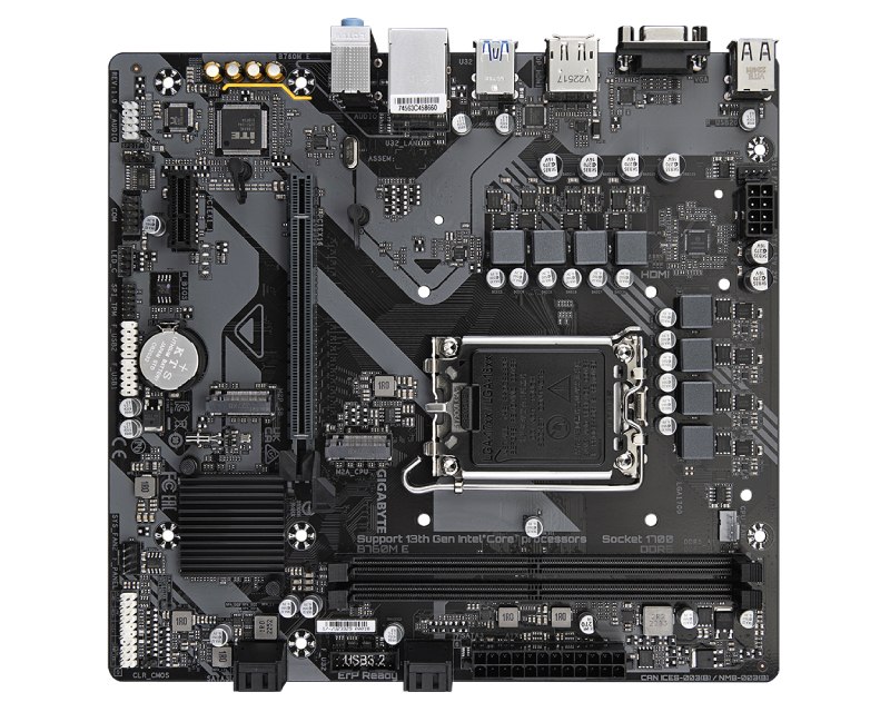 GIGABYTE B760M E rev. 1.0 matična ploča