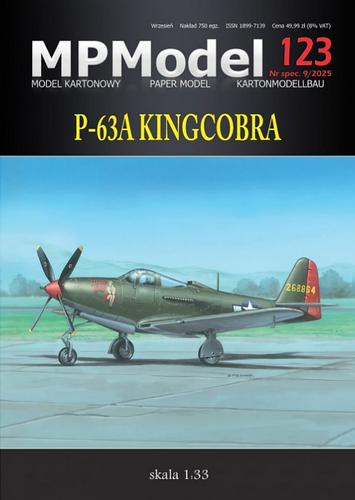 NEW! MPM Model 09-2025-SPEC Bell P-63 A Kingcobra