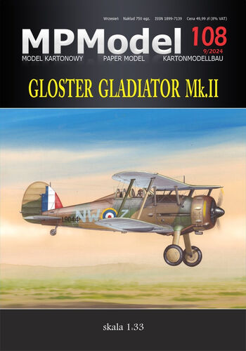 MPM Model 09-2024 Gloster Gladiator Mk.II