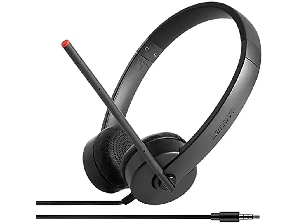 LENOVO Slušalice sa mikrofonom Essential Stereo crne