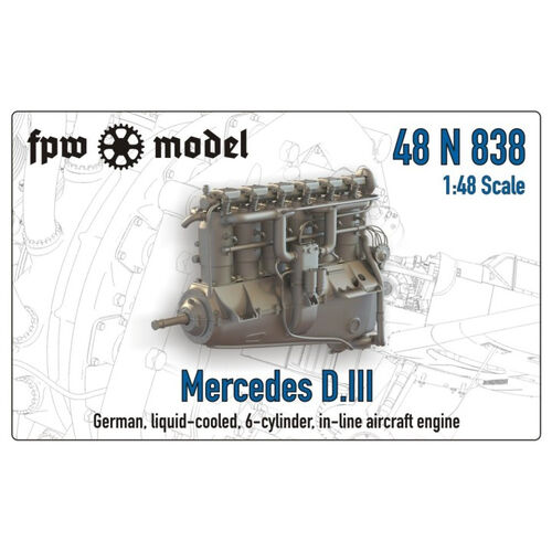 NEW! FPW Model 48N838 Mercedes D.III