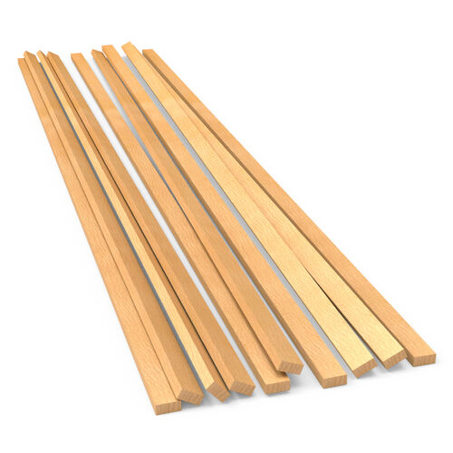 NEW! Green Stuff World 6316 Hobby Basswood Stick 2 x 4 x 250 mm (10 pcs)