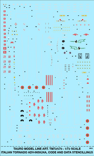 NEW! TAURO MODEL 72-570 Panavia Tornado ADV (F.2) in Italian Service