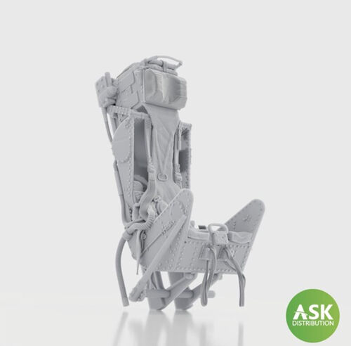 NEW! Art Scale Kit A32037 Martin-Baker Mk.2E Ejection Seat with Seat Belts / WITHOUT Survival Seat Pan Pack (3D-Printed)