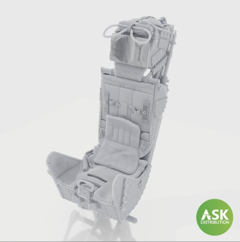 Art Scale Kit A32039 Martin-Baker Mk.2E Ejection Seat WITHOUT Seat Belts / WITH Survival Seat Pan Pack (3D-Printed)