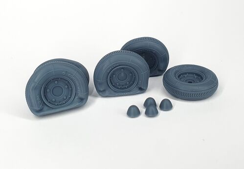 Pimp My Miniatures AFVs35-278 VW Kubelwagen - Ballon Road Wheels Flat Tires Type 1