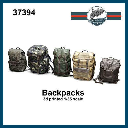 NEW! FC ModelTrend 37394 Backpacks (3D-Printed)