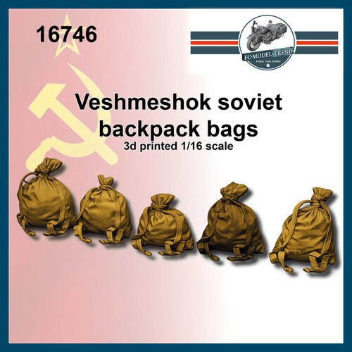 NEW! FC ModelTrend 16746 Soviet WWII Backpack Bag Veshmeshok