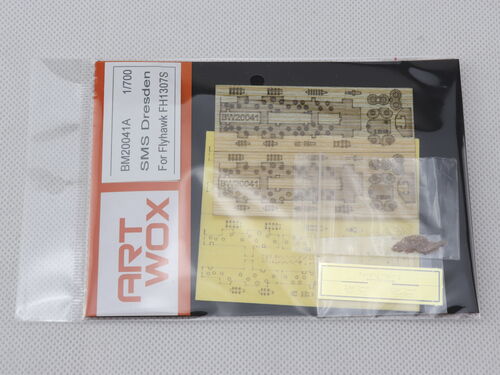 Artwox BM20041A SMS Dresden - Masking Sheet and Wooden Deck (for Flyhawk FH1307S Kit)