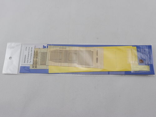 Artwox BM20042A USS Enterprise (CV-6) - Masking Sheet and Wooden Deck (for Trumpeter 06708 Kit)